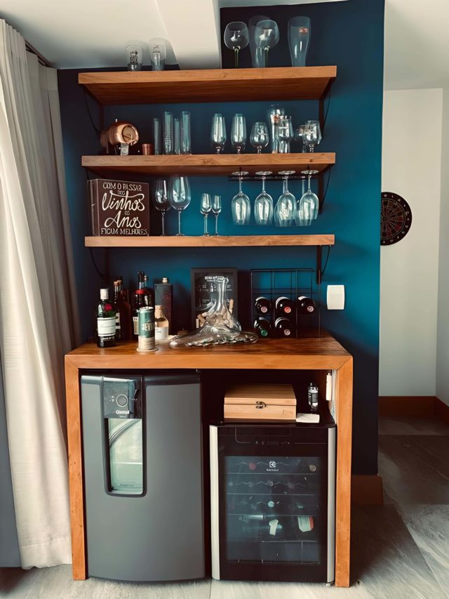 Minibar: como criar um espaço para reunir os amigos em casa