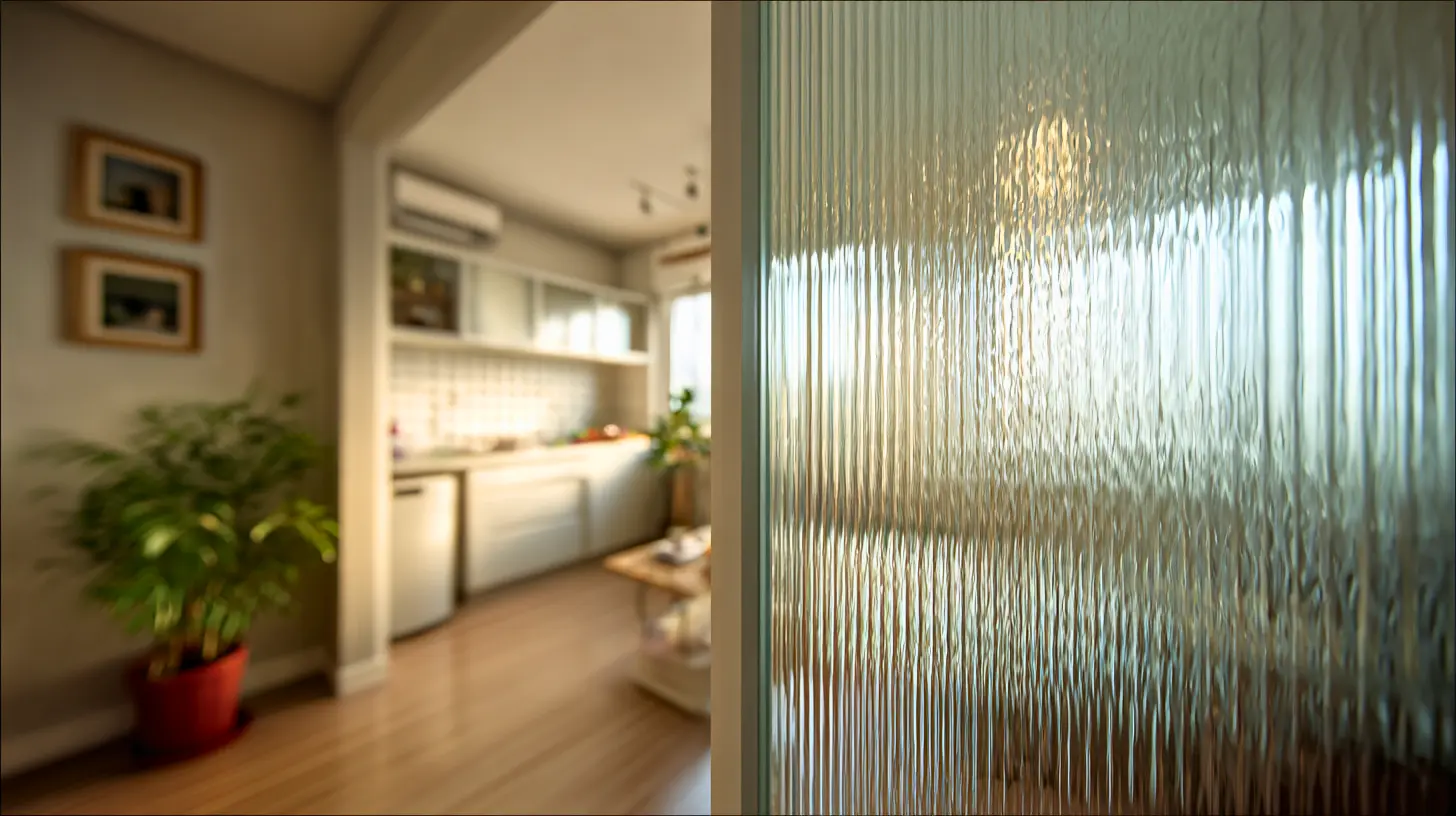 Vidro canelado: Privacidade sem perder luz natural | Sonhar e Morar